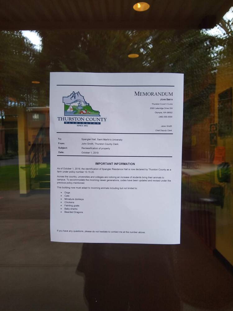 Thurston County classifies Spangler Hall as farm given number of ...